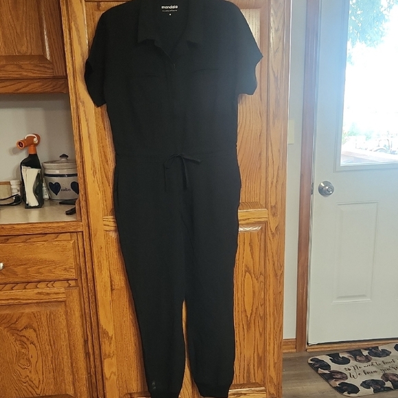 Mandala | Pants & Jumpsuits | Mandala Black Tapered Jumpsuit Uniform ...